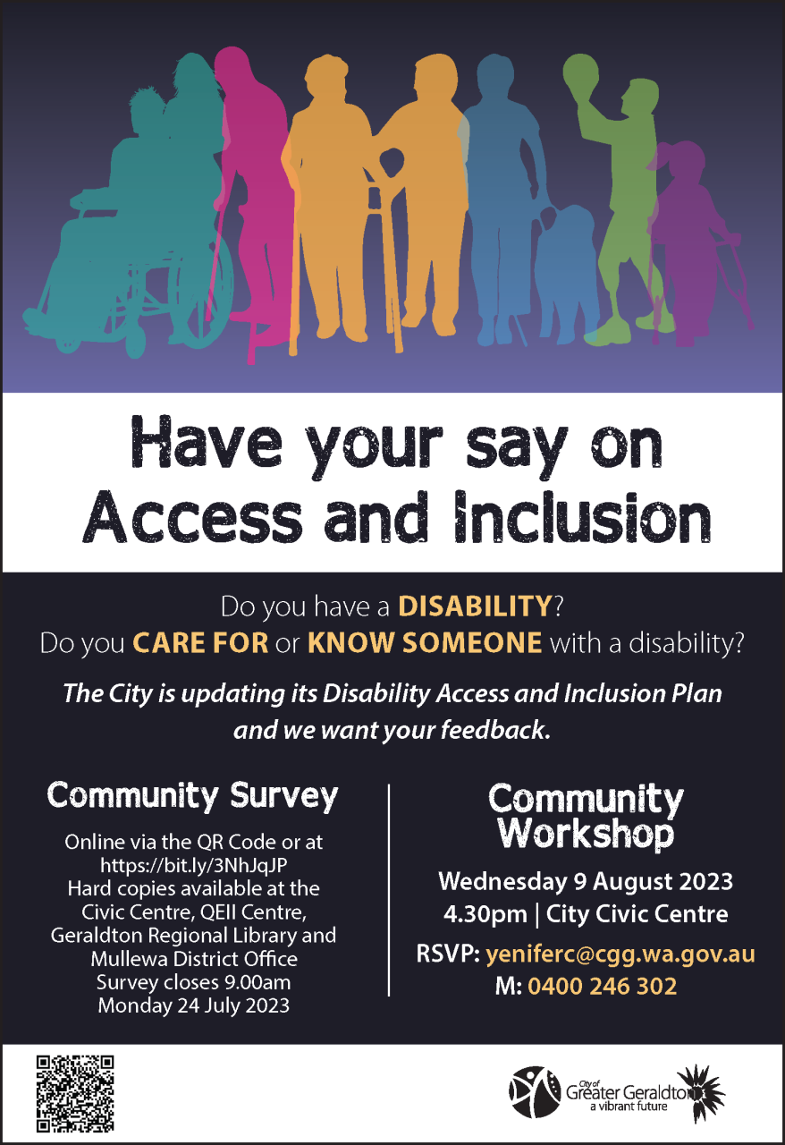 News Story - Feedback wanted on access and inclusion » City of Greater ...
