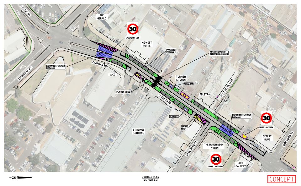 Chapman Road Activation Trial Stage 2 » City of Greater Geraldton