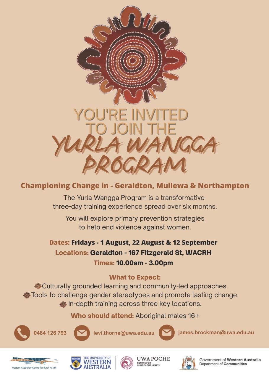 Yurla Wangga Program - Geraldton » City of Greater Geraldton