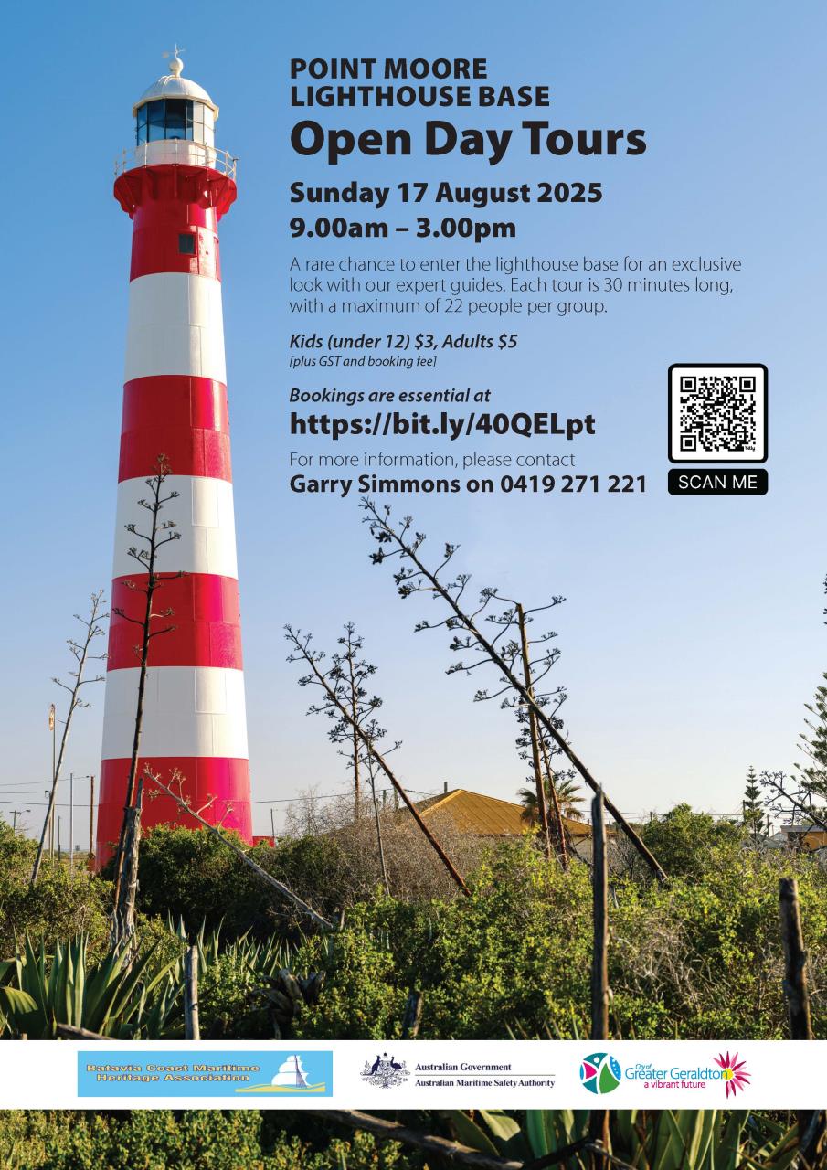 Point Moore Lighthouse Base Open Day » City of Greater Geraldton