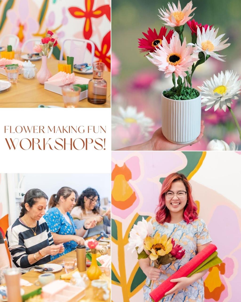 Flower making fun workshop » City of Greater Geraldton